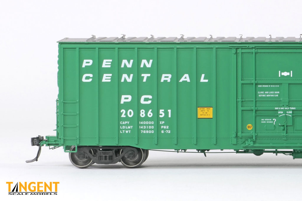 Penn Central (PC) "X58A Repaint 1972+ "PRR Shops X58 Plug Door Boxcar ...