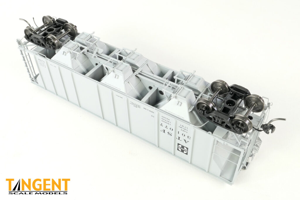 Atchison, Topeka & Santa Fe (ATSF) "Delivery Gray 11-1959 GA-119" Pullman-Standard PS-2 3215CuFt ...