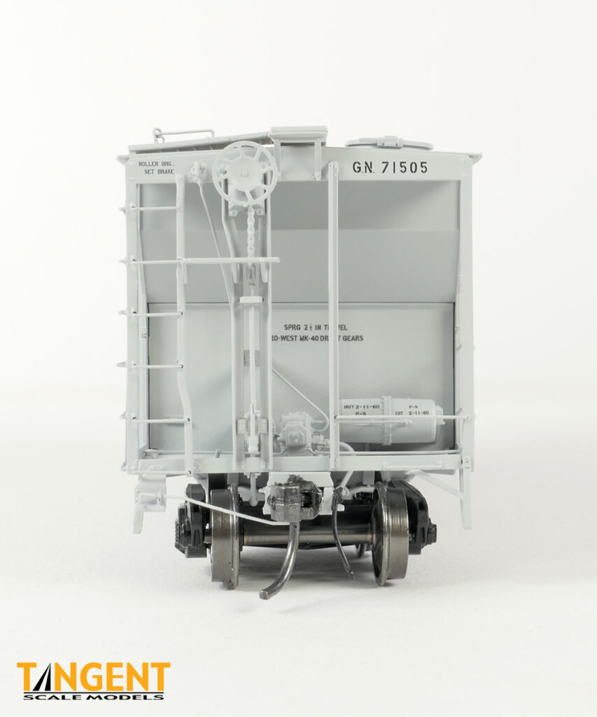 Great Northern (GN) "Delivery Gray 2-1960" Pullman-Standard PS-2 ...