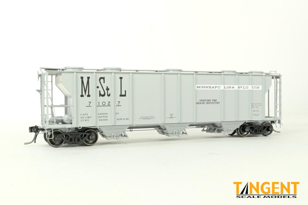 Minneapolis and St. Louis (M&StL) "Delivery Gray 11-1958" Pullman ...