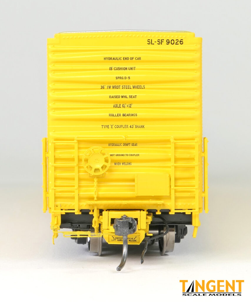 St. Louis–San Francisco Railway (SLSF) "Original Yellow 2-1969" Thrall 5,880CuFt 60' Double Plug ...