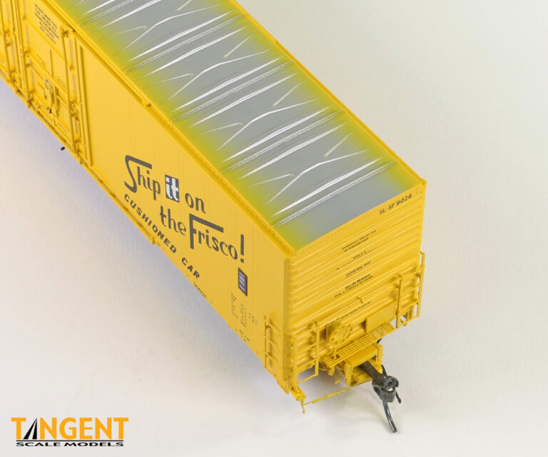 St. Louis–San Francisco Railway (SLSF) "Original Yellow 2-1969" Thrall ...