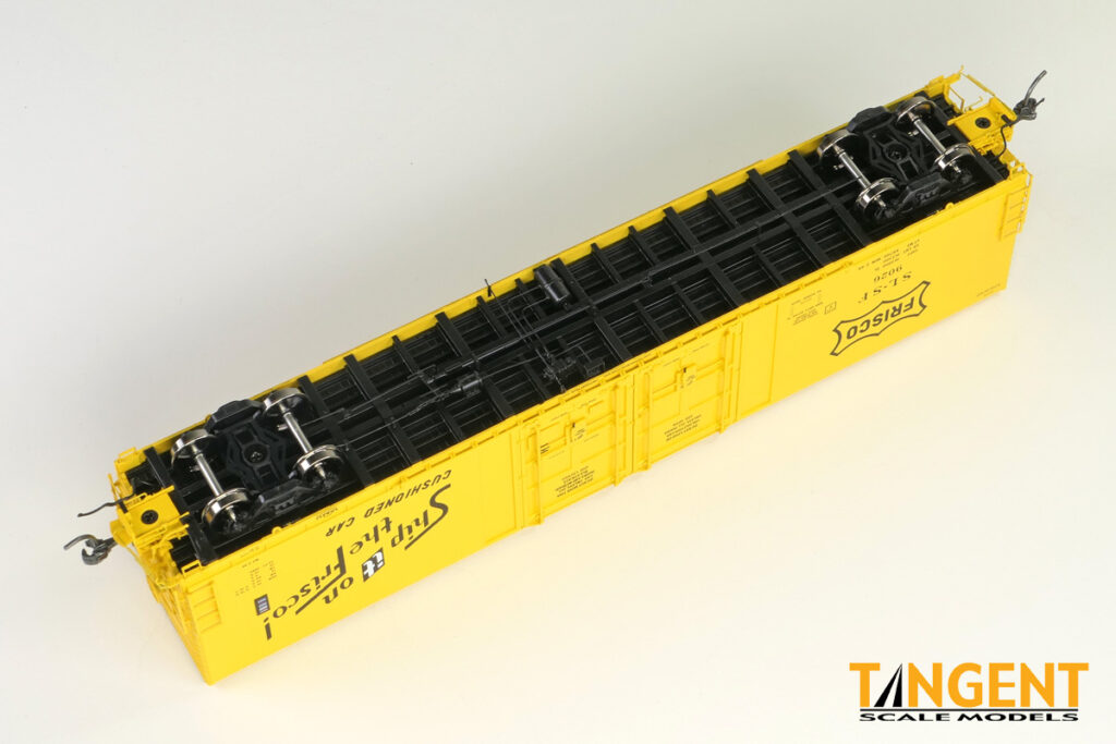 St. Louis–San Francisco Railway (SLSF) "Original Yellow 2-1969" Thrall ...