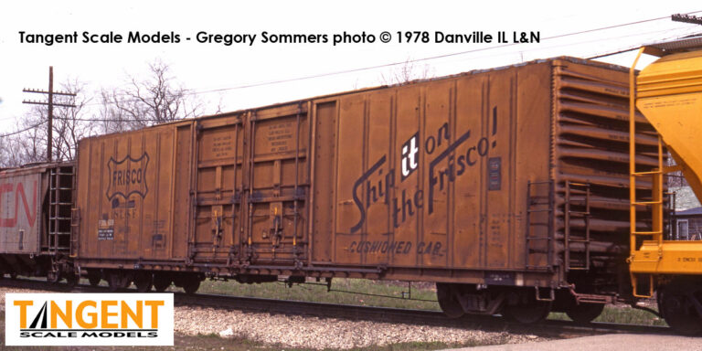 St. Louis–San Francisco Railway (SLSF) "Original Yellow 2-1969" Thrall 5,880CuFt 60' Double Plug ...