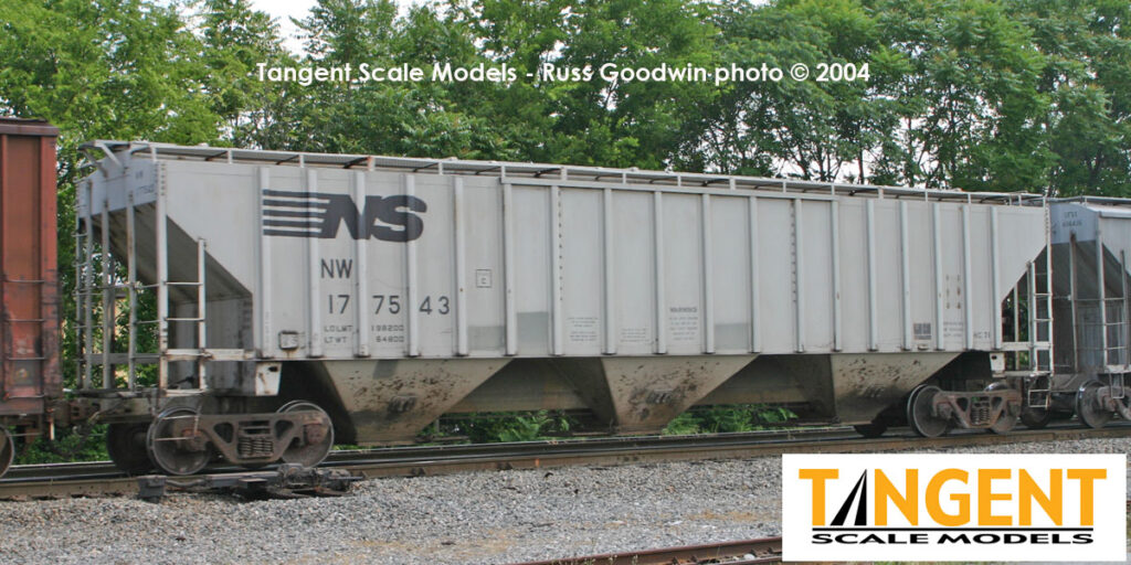 Norfolk Southern (NS) "N&W HC-71" 1989+ NW Roanoke Shops 4750CuFt ...