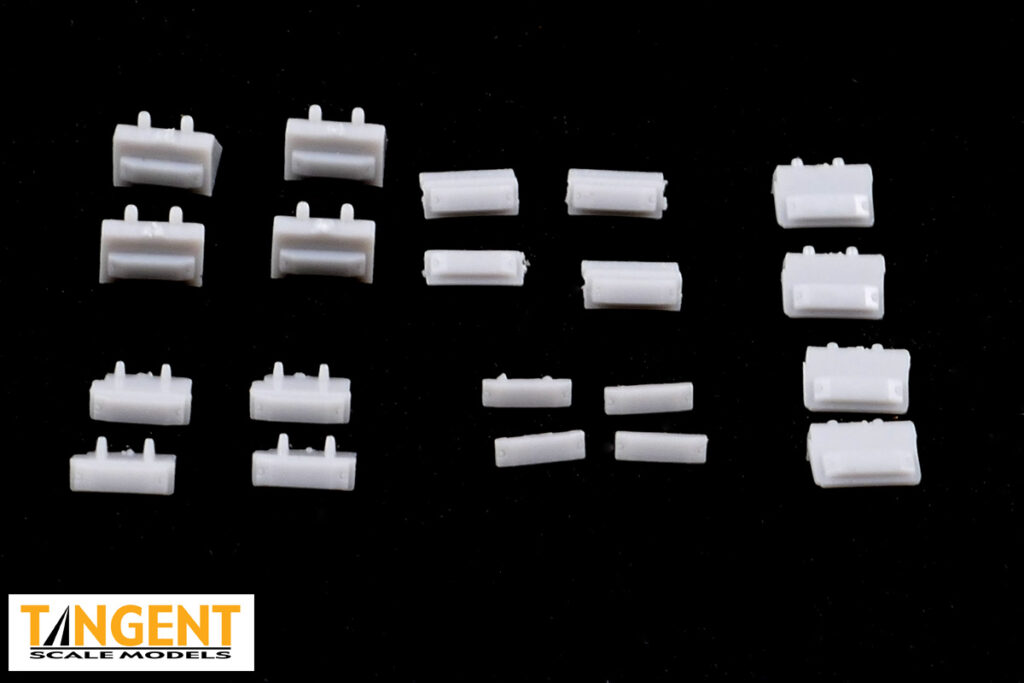 Automatic Equipment Identification (AEI) Tags - 20 Pack - Tangent Scale Models