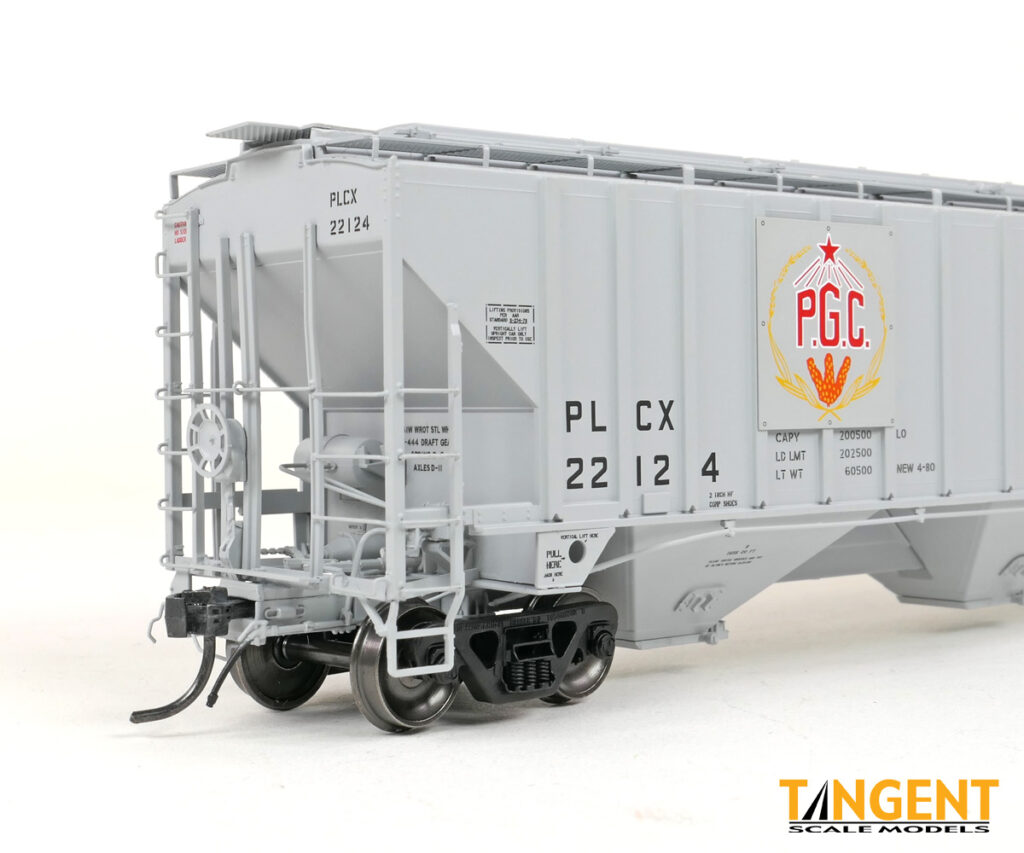 Pullman Leasing Co (PLCX) "Producer's Grain" 1980 PS4750 Covered Hopper ...