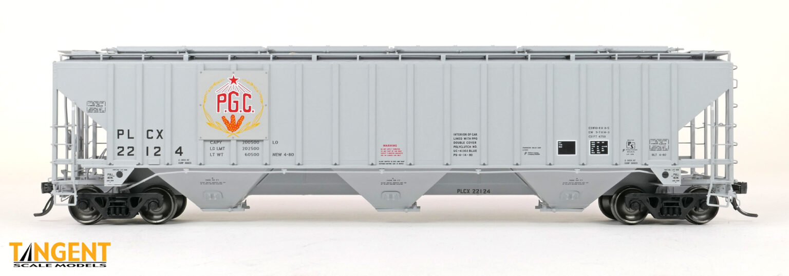 Pullman Leasing Co (PLCX) "Producer's Grain" 1980 PS4750 Covered Hopper ...