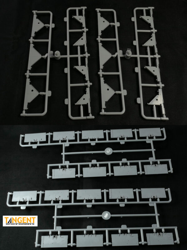 Parts Sprue - 4750 Covered Hopper System - PS/Trinity Center Sills and ...