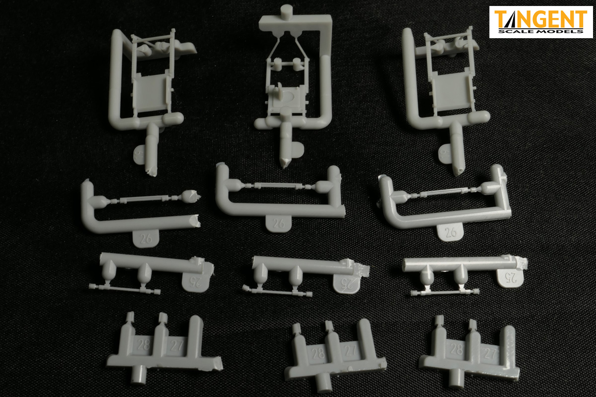 Parts Sprue - 4750 Covered Hopper System - Trinity Version 6 Outlet ...