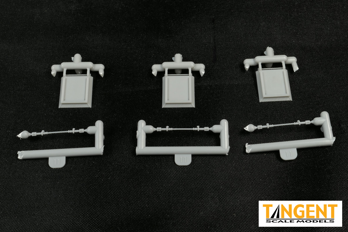 Parts Sprue - 4750 Covered Hopper System - UP Modern Miner Outlet Gates ...
