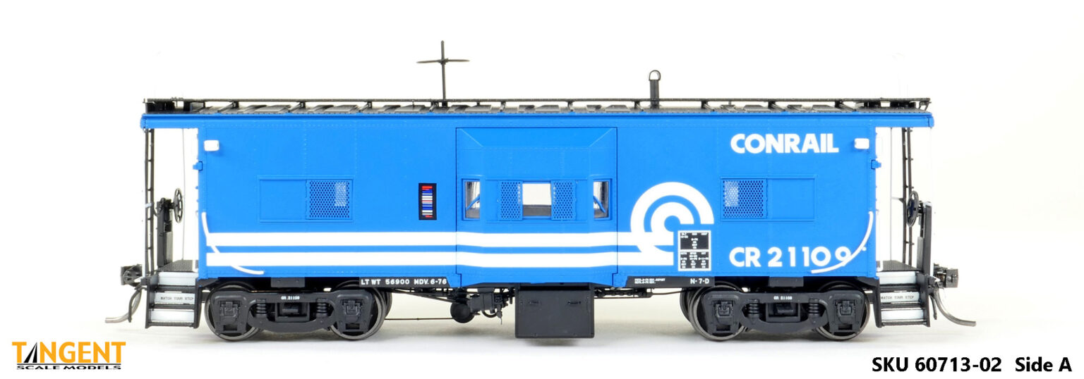 Conrail (CR) N7D "Blue Repaint 6-1976" Erie ICC Bay Window Caboose ...