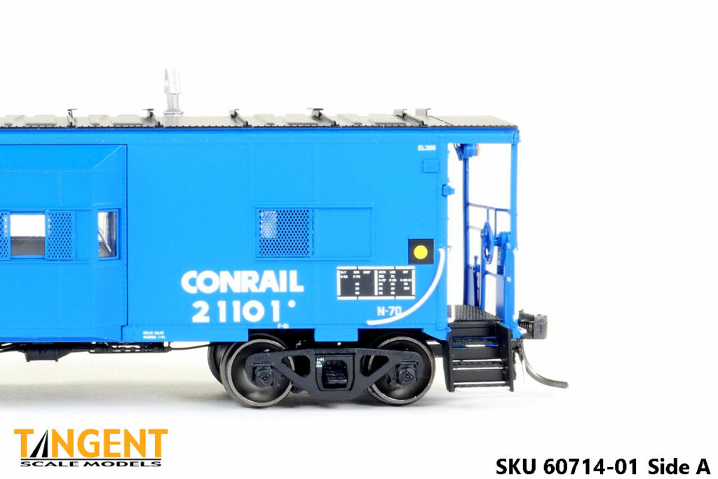Conrail (CR) N7D "Blue Repaint 1981+ Era" Erie ICC Bay Window Caboose ...