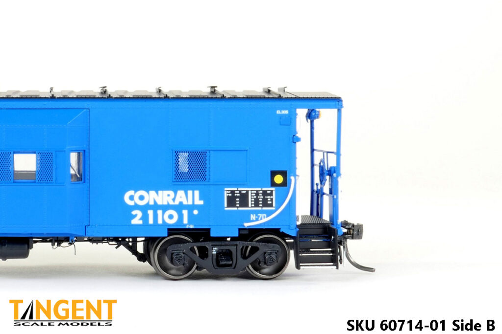 Conrail (CR) N7D "Blue Repaint 1981+ Era" Erie ICC Bay Window Caboose ...