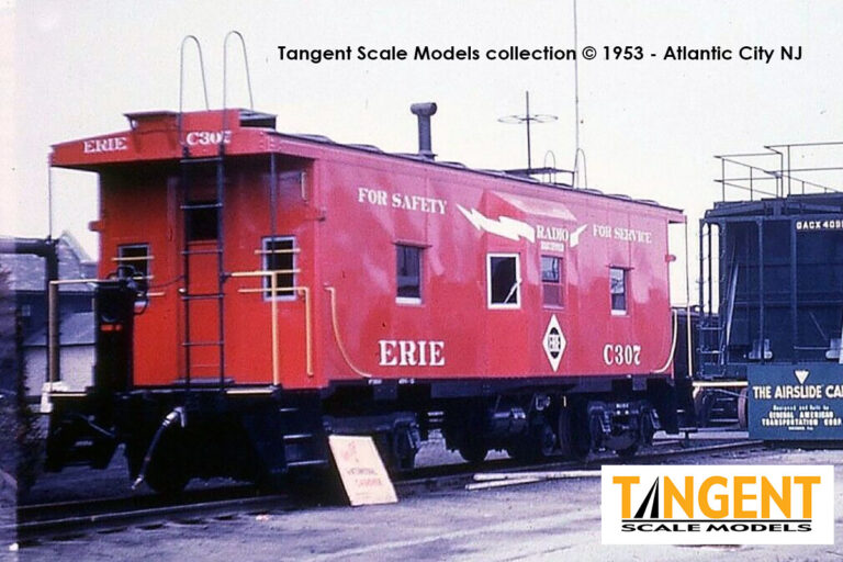 Erie "Delivery Red 4-1953" Erie ICC Bay Window Caboose - Tangent Scale ...