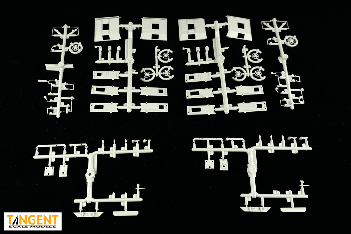 Parts Sprue - Erie ICC Bay Window Caboose - Body Details - Tangent ...
